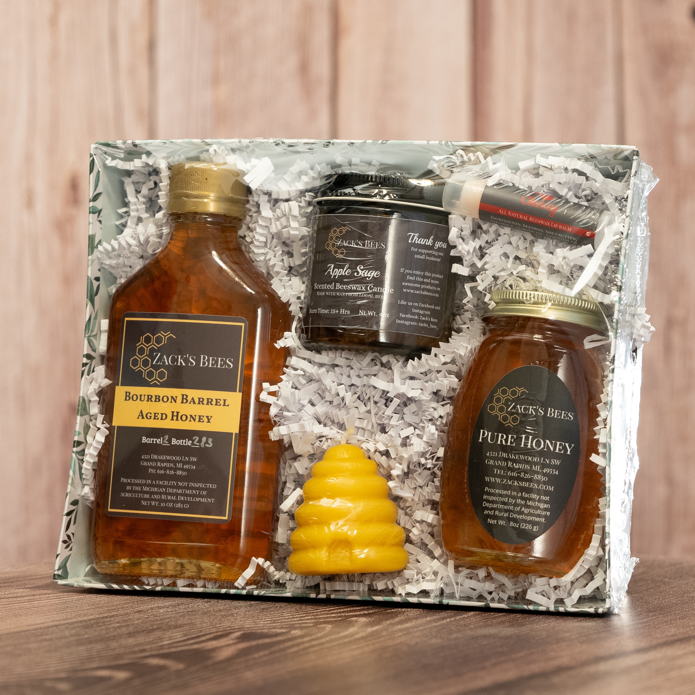 Custom Bee Product Basket - Zack's Bees