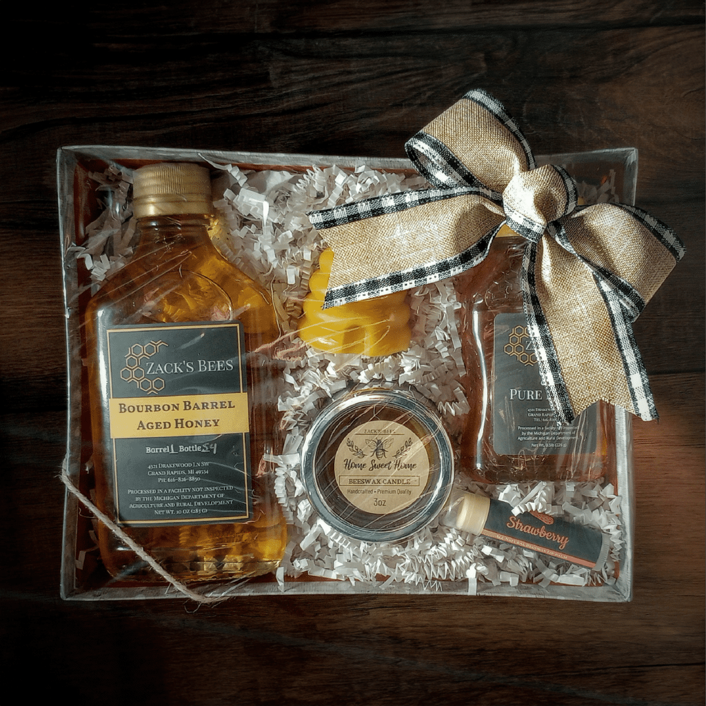 Custom Bee Product Basket - Zack's Bees
